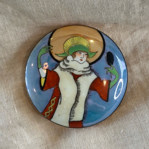 Storage & Organization | Vintage Noritake Art Deco Lusterware Lady ...